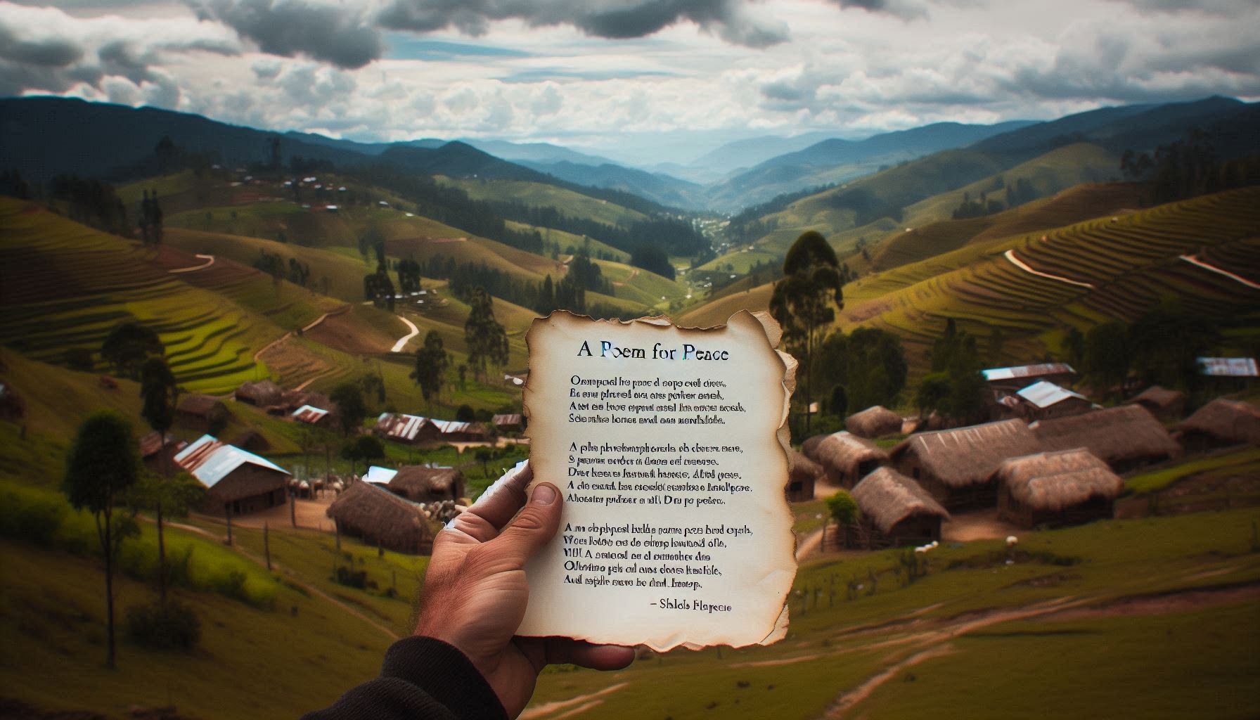A Poem for Peace: A Shepherd’s Hope in War-Torn Colombia – Our Lady of ...